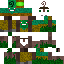 Zombie Derpy Villager holding Zombie Villager Plushie Improved - SKiNDEX